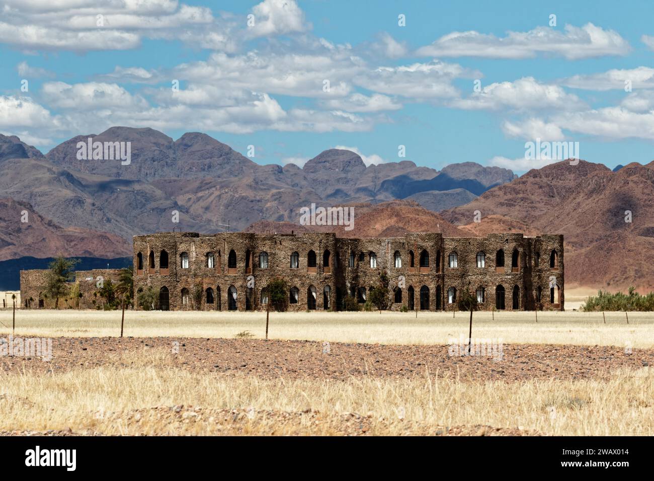 Le Mirage Desert Lodge & Spa, Old ruin stands alone in the desert ...