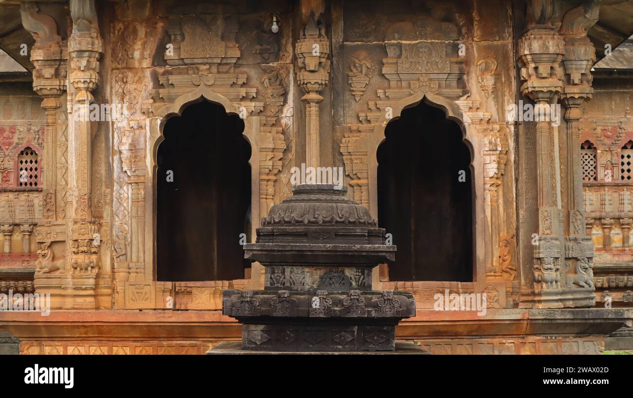 Beautiful View of Carvings and Ancient Shri Aghoreshwara Swamy Temple ...