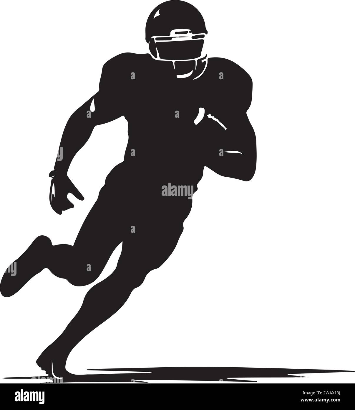 Professional football horizontal Black and White Stock Photos & Images ...