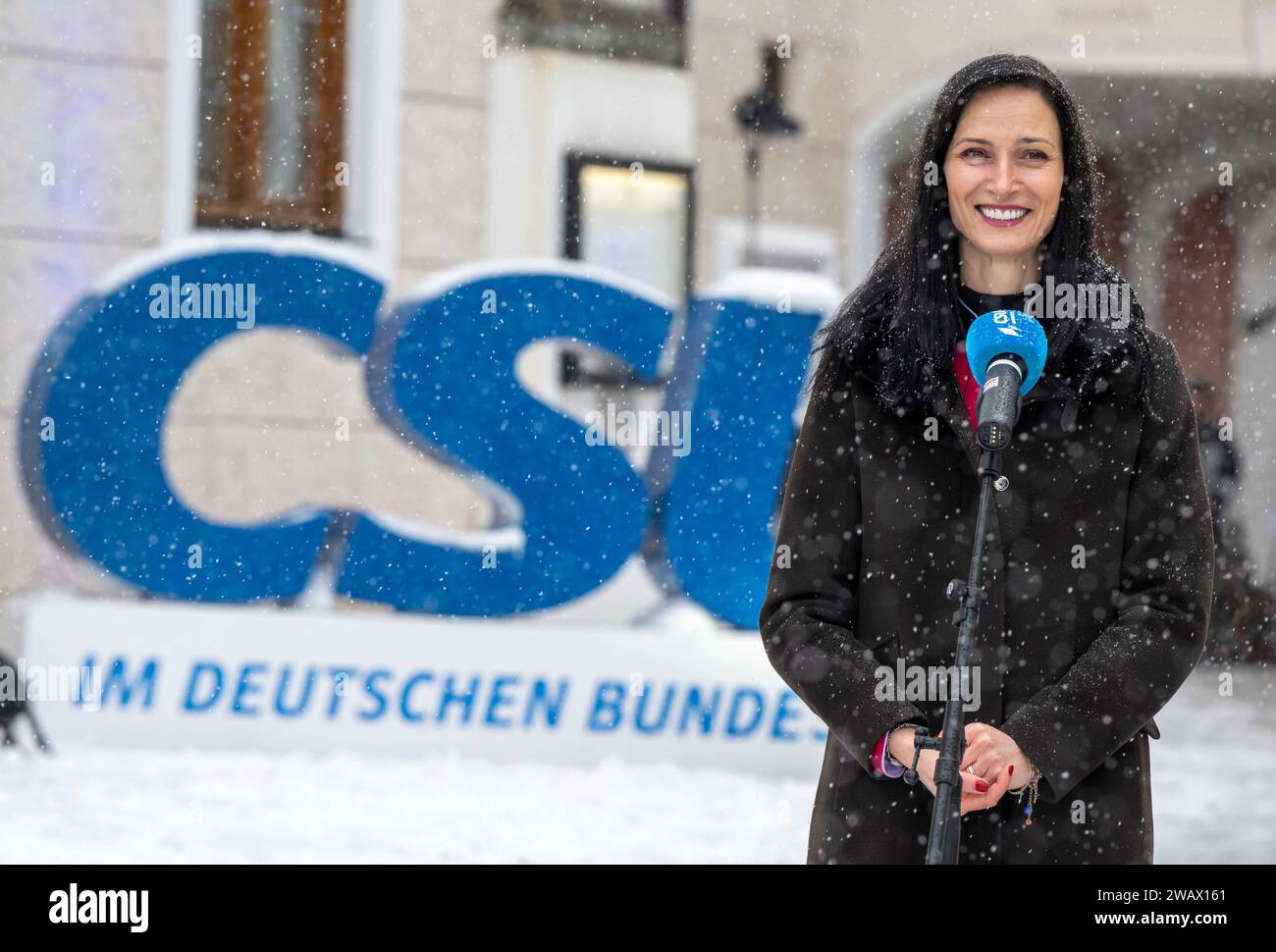 07 January 2024, Bavaria, Seeon: Mariya Gabriel, Deputy Prime Minister ...