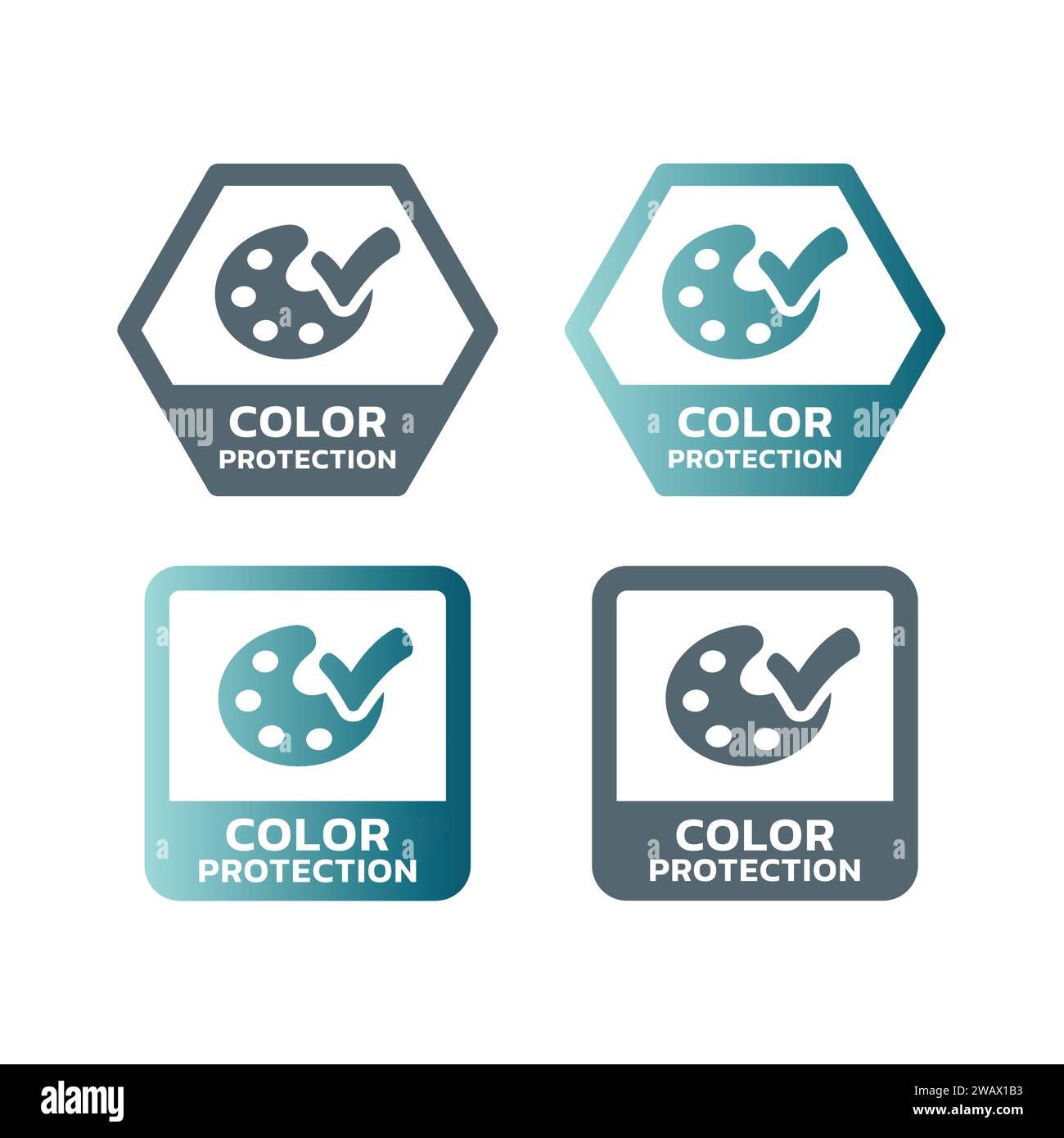 Checkmark icon stickers hi-res stock photography and images - Alamy