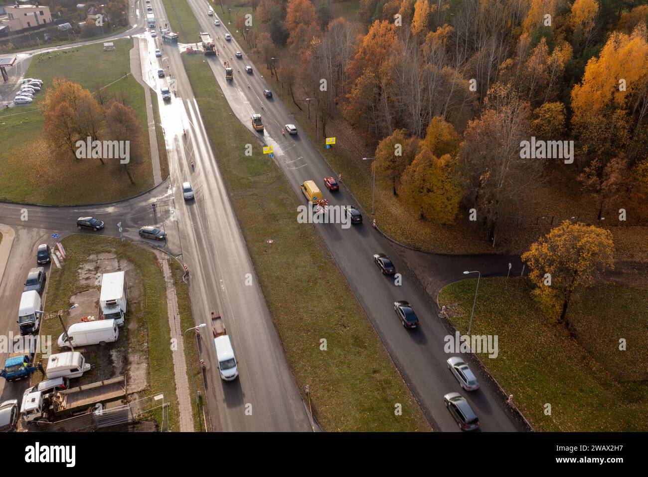 Big road junction hi-res stock photography and images - Alamy