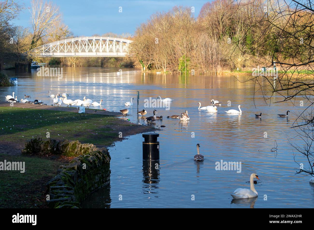 Jubilee river flood alleviation channel hi-res stock photography and ...