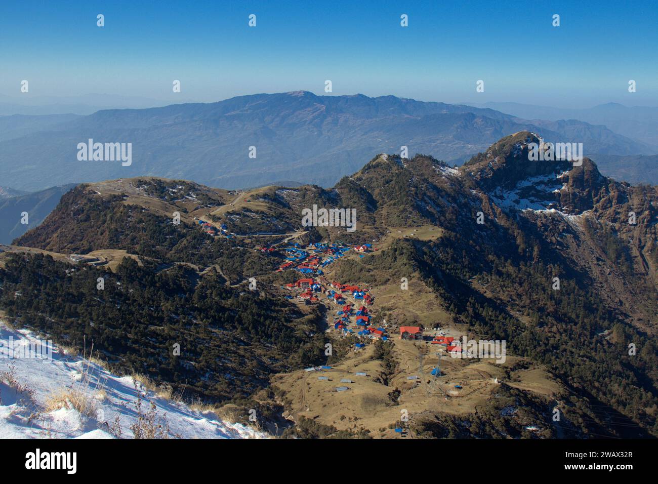 Beautiful landscape of Kuri village, Kalinchowk, Nepal Stock Photo - Alamy