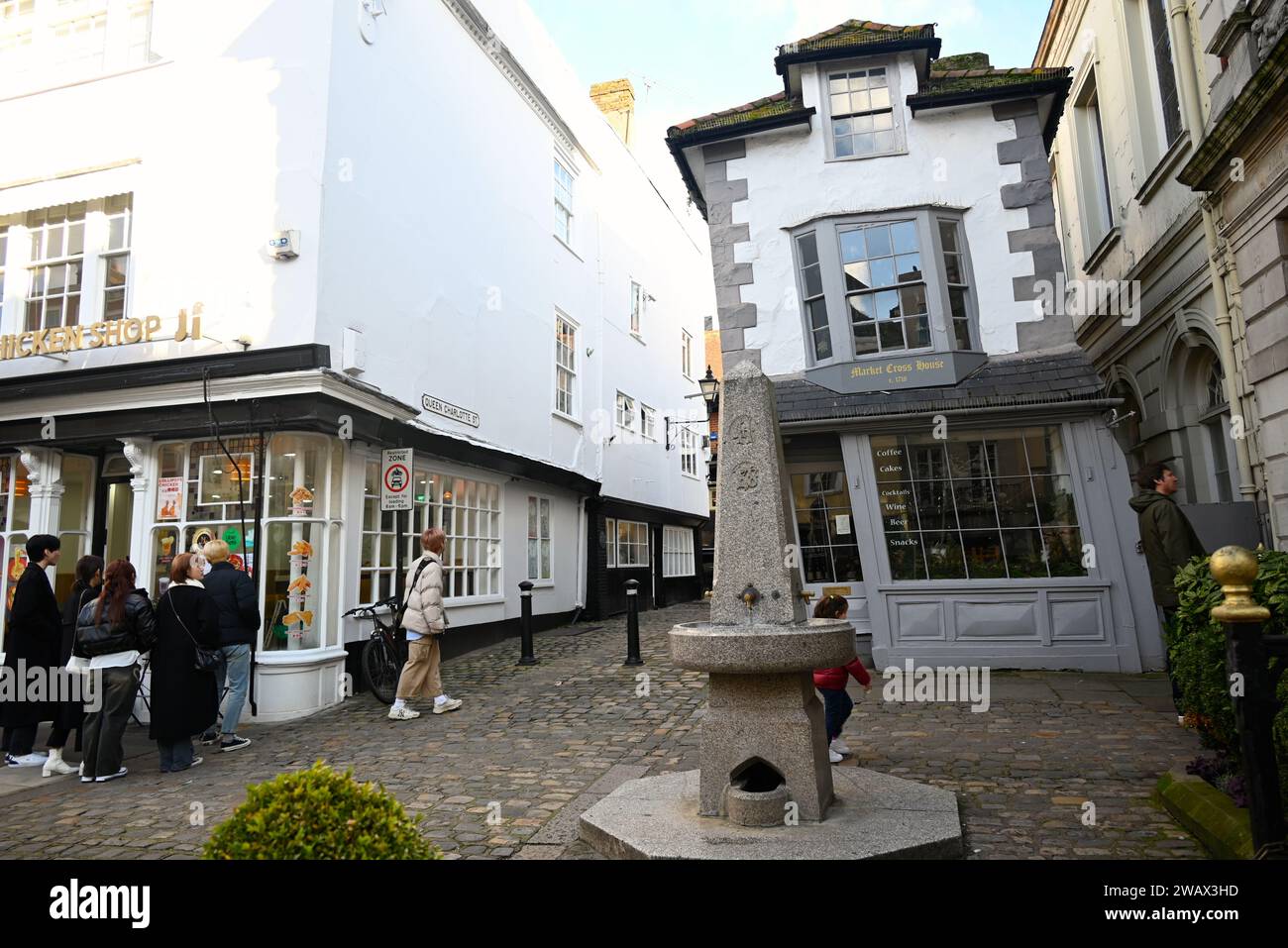 The Crooked House of Windsor, also known as the Market Cross House, is ...