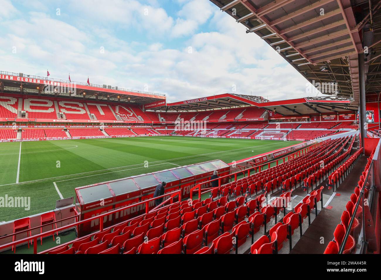 Nottingham, UK. 07th Jan, 2024. A general view of City Ground during ...
