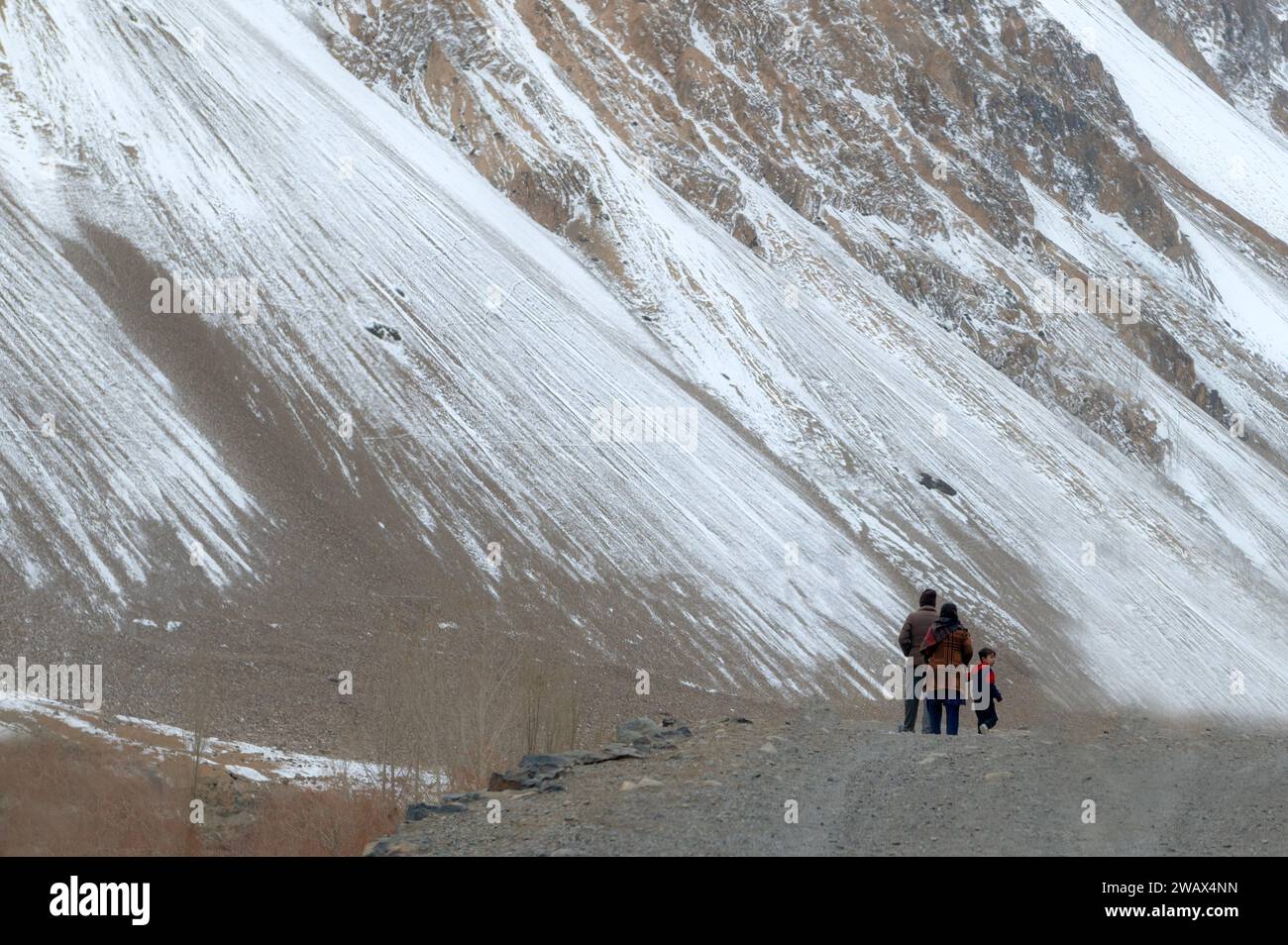 winter landscape of northern areas of Pakistan Stock Photo - Alamy