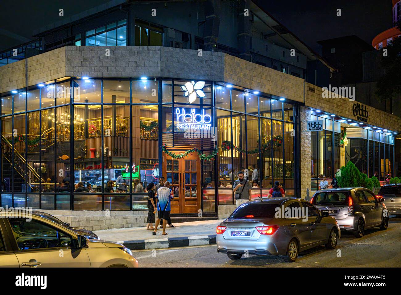 Halab Restaurant Halal restaurant on Jalan Nagasari, Kuala Lumpur, Malaysia Stock Photo - Alamy
