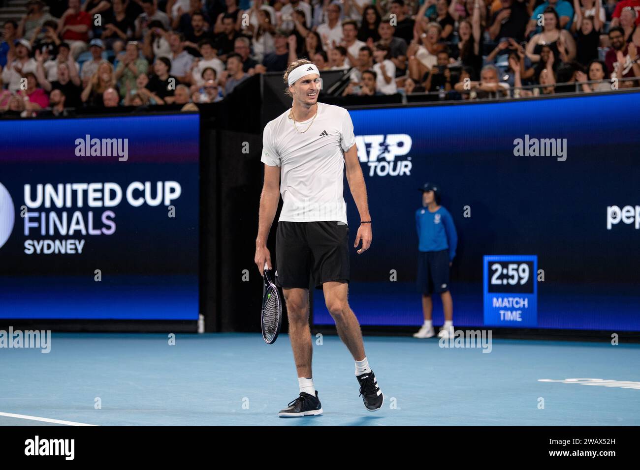 Sydney, Australia. 07th Jan, 2024. Alexander Zverev of Germany ...