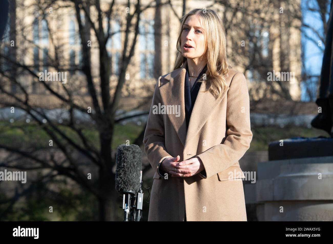 London, UK. 07 Jan 2024. Laura Trott - Chief Secretary to the Treasury ...