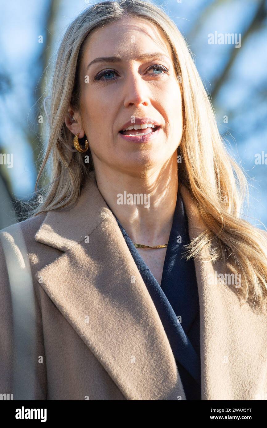 London, UK. 07 Jan 2024. Laura Trott - Chief Secretary to the Treasury ...
