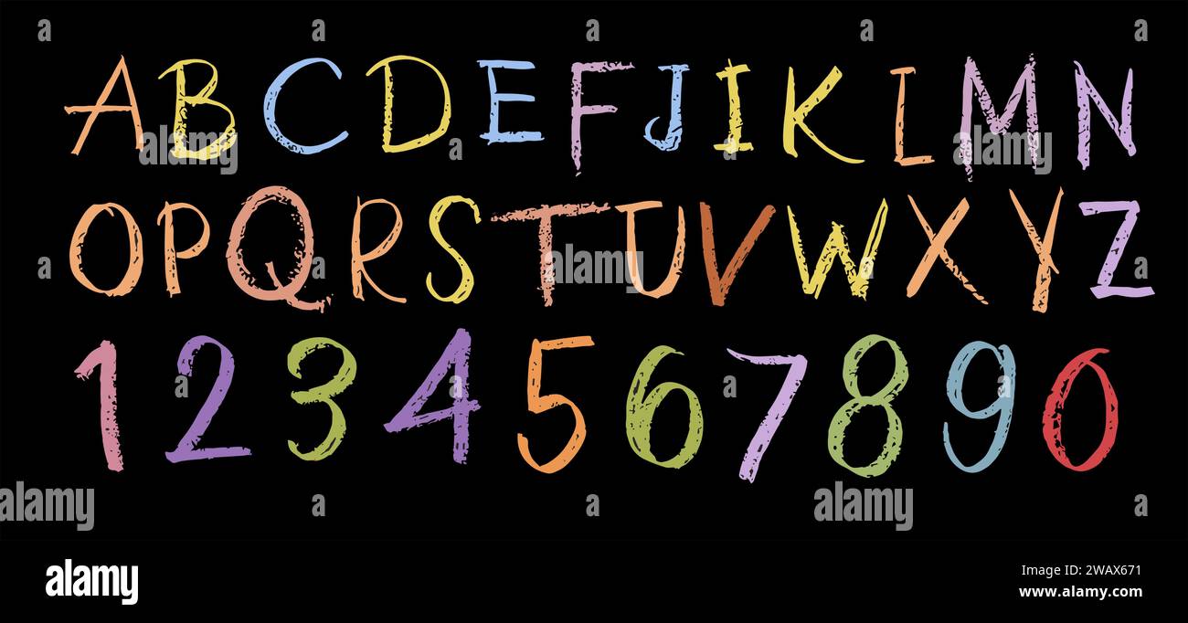 Chalk board hand written sign Stock Vector Images - Alamy