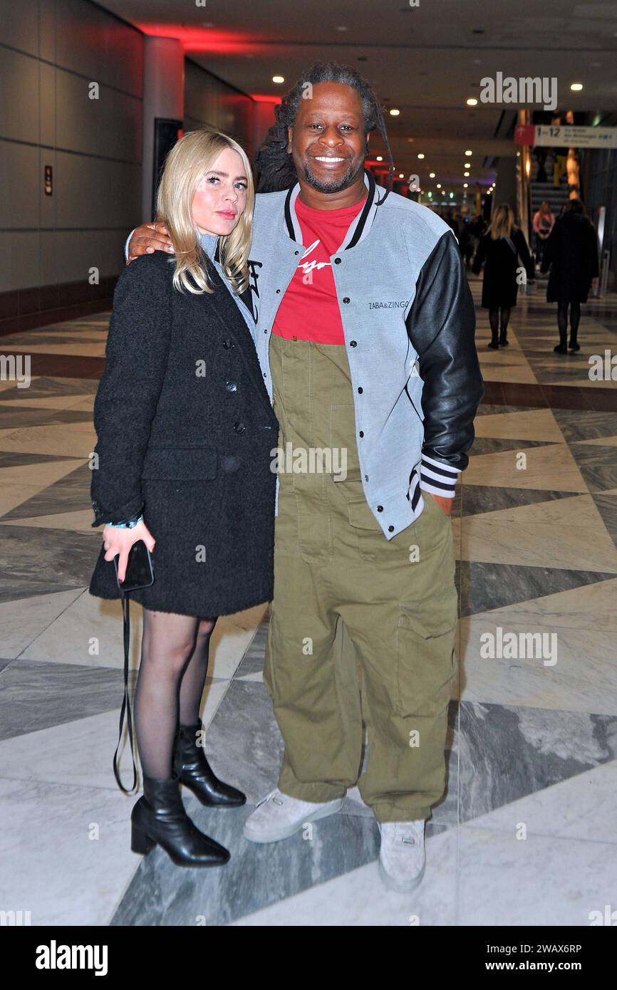 WORLD CLUB DOME Winter Edition 2024. Mola Adebisi und Adelina Zilai ...