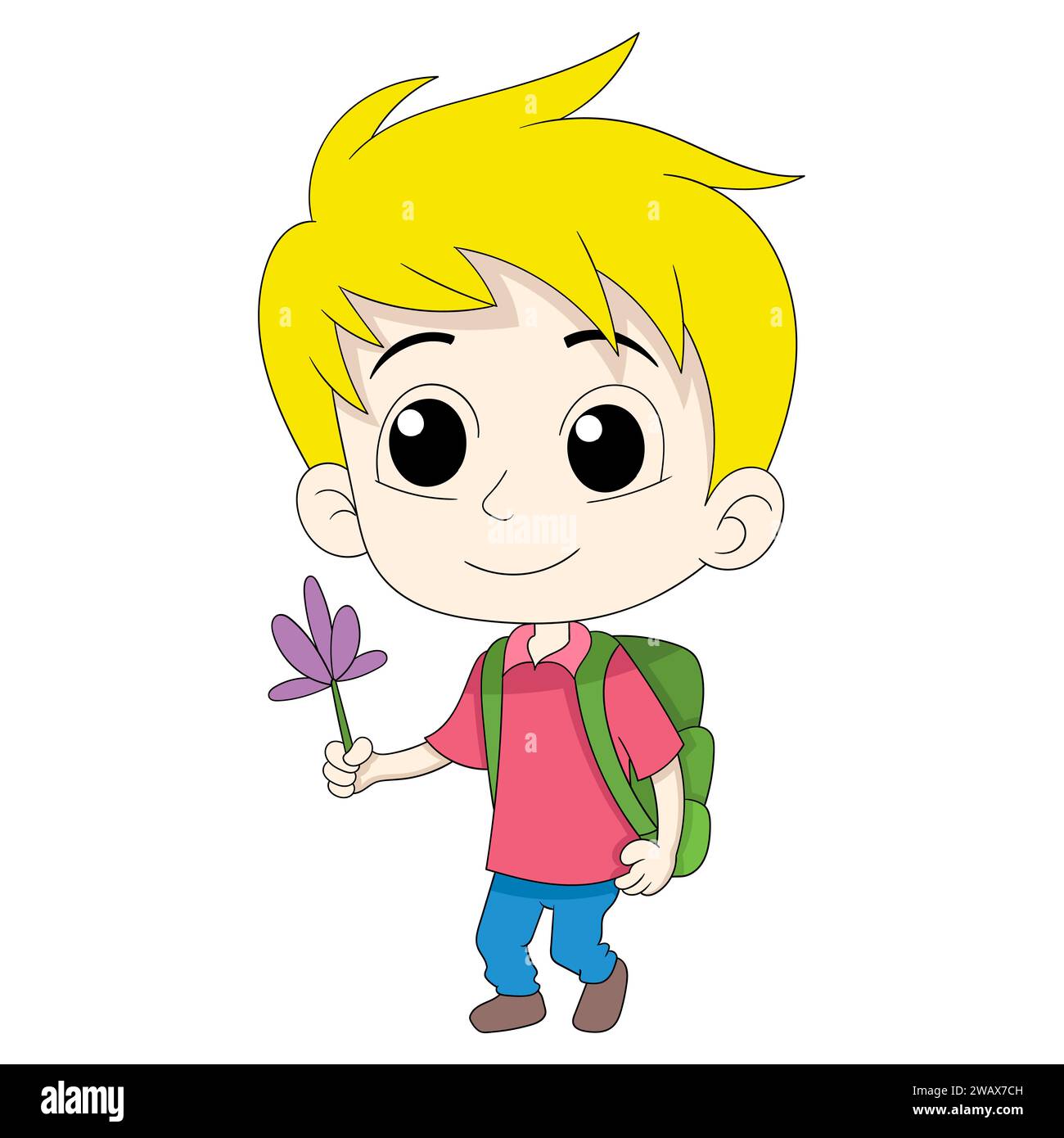 Biology lesson with plants Stock Vector Images - Alamy