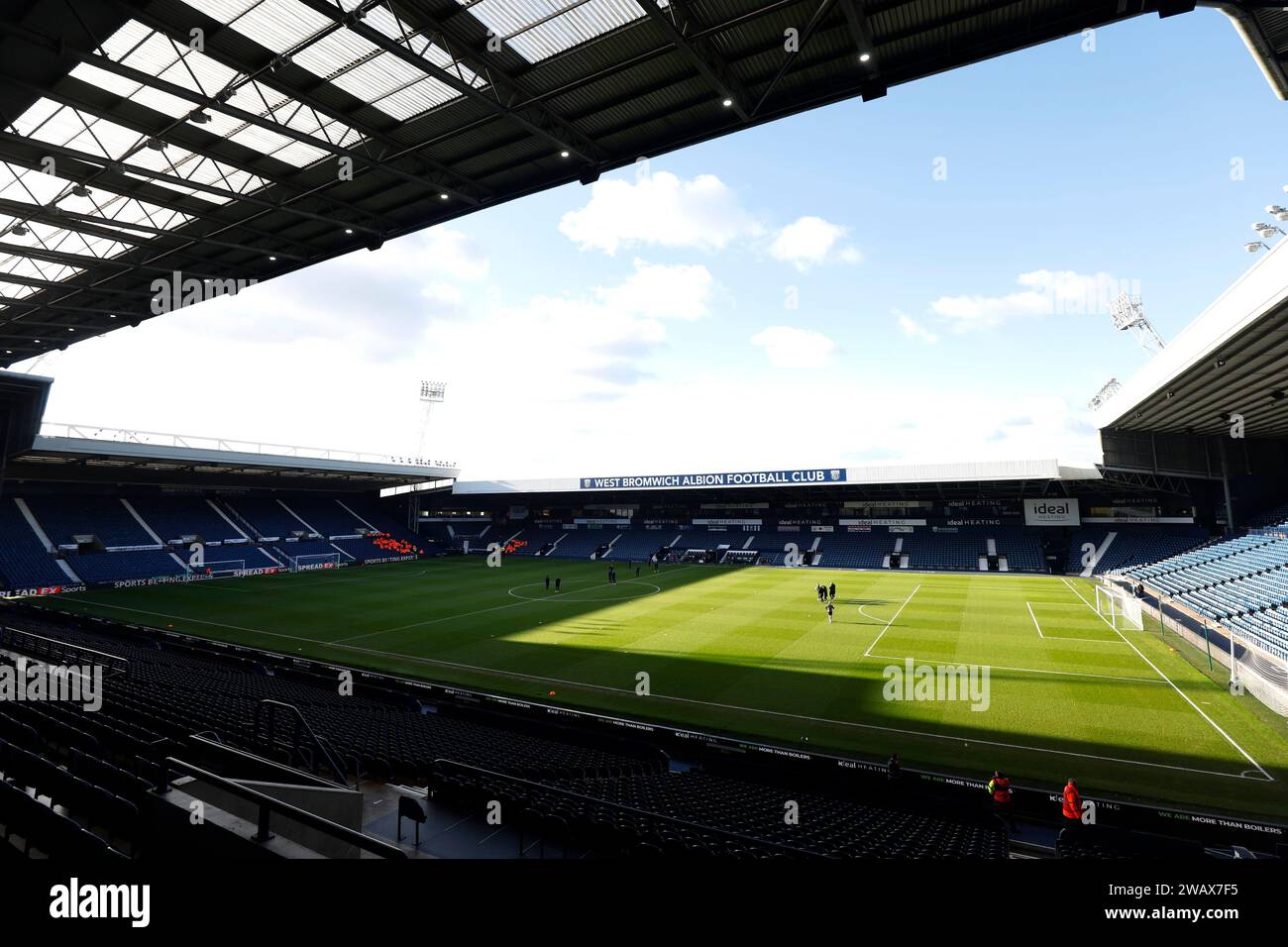 General view from inside the stadium before the Emirates FA Cup Third ...