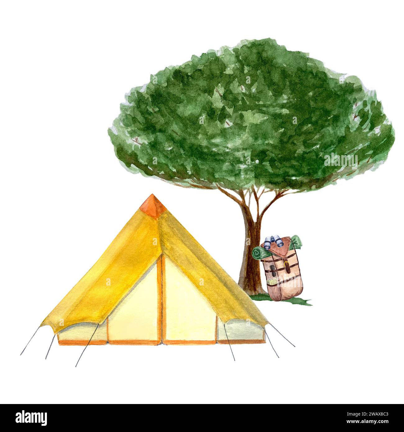 Tent bag card card Cut Out Stock Images & Pictures - Alamy