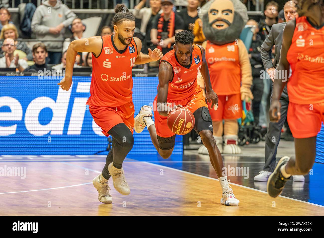 Chemnitz, Deutschland 06. Januar 2024: 1.BBL - 2023/2024 - Niners ...