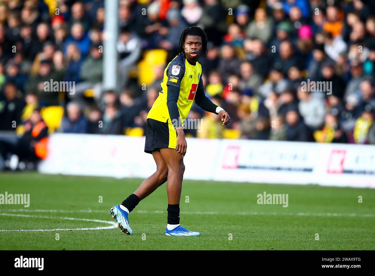 The EnviroVent Stadium, Harrogate, England - 6th January 2024 Sam ...