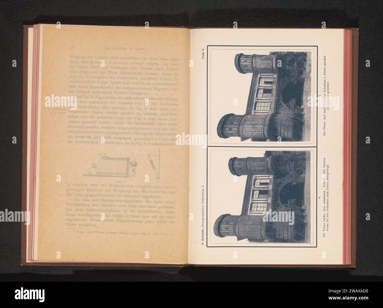 Two examples of distortion that occurs by tilting the camera, anonymous ...