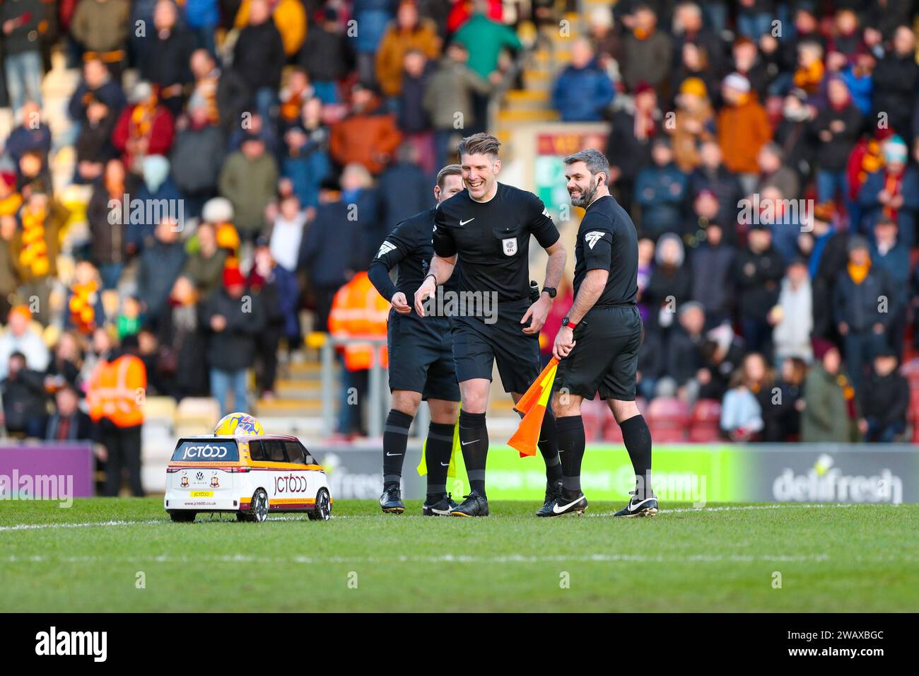 The University of Bradford Stadium, Bradford, England - 6th January ...