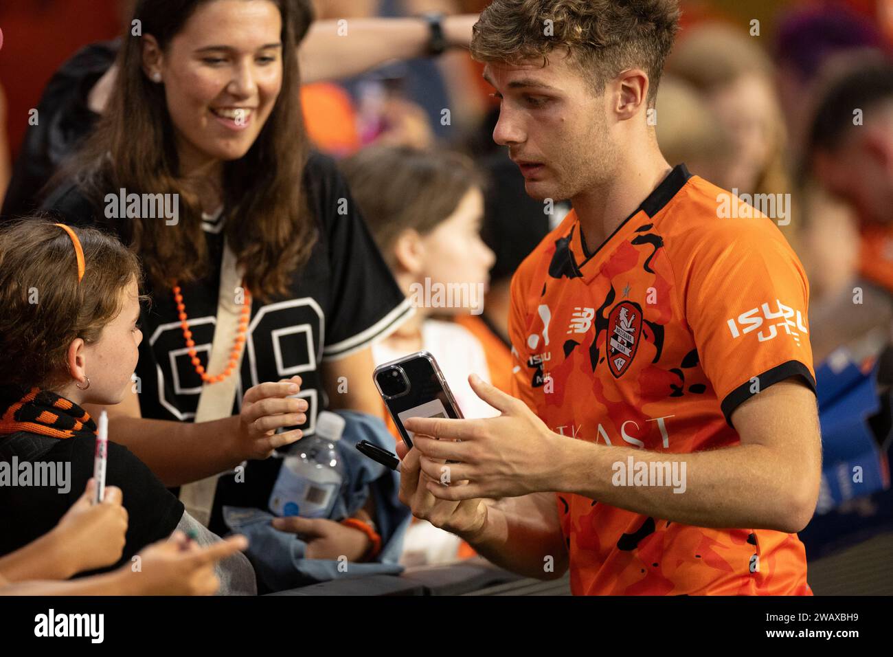 Brisbane, Australia. 6th Jan 2024. Alexander Parsons (22 Brisbane ...