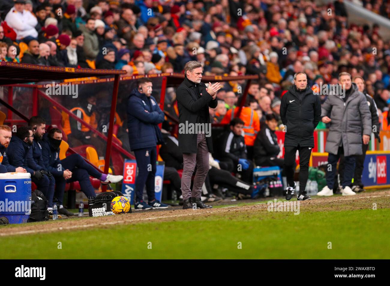 The University of Bradford Stadium, Bradford, England - 6th January ...