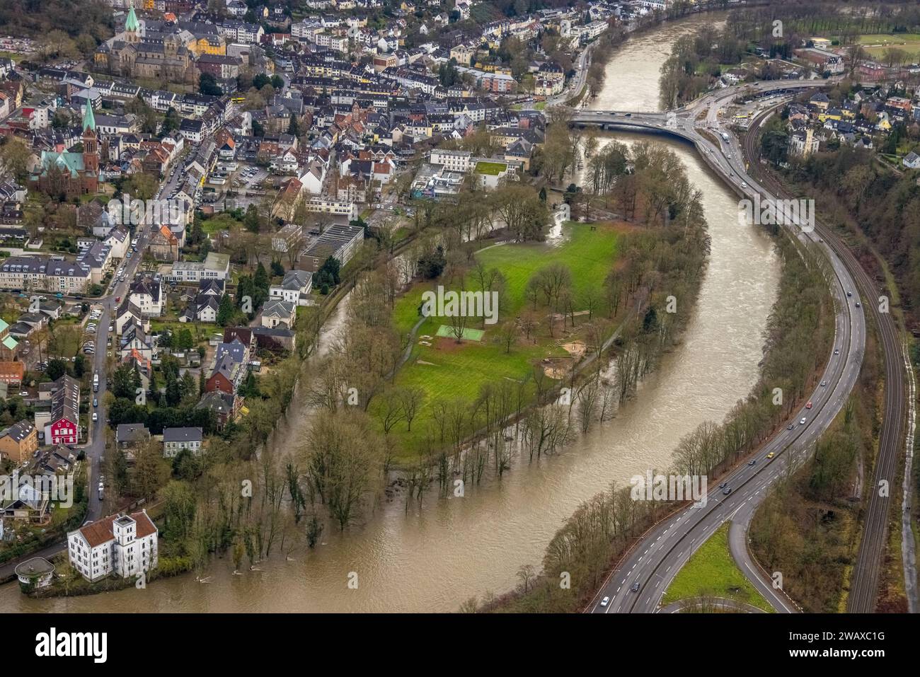 Hochwasser im wohngebiet hi-res stock photography and images - Alamy