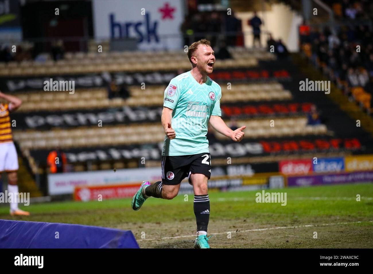The University of Bradford Stadium, Bradford, England - 6th January ...