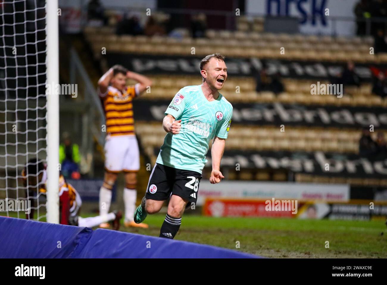 The University of Bradford Stadium, Bradford, England - 6th January ...