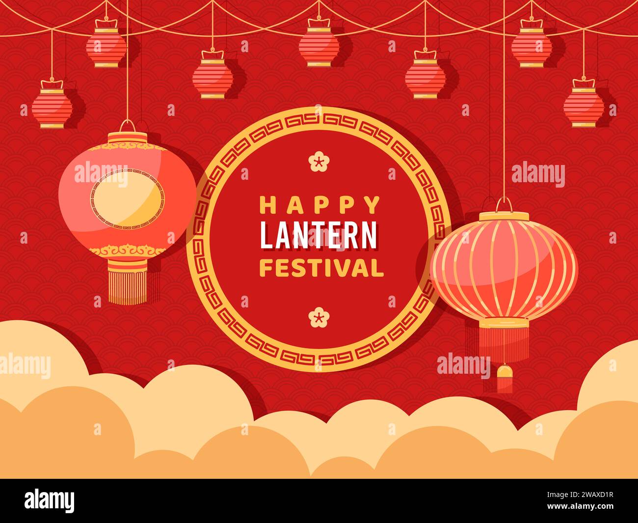 Asian lamps Stock Vector Images - Alamy