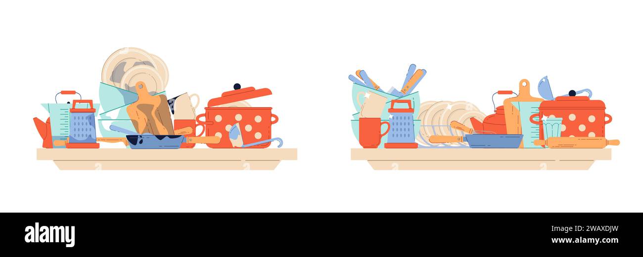 Washed plates hi-res stock photography and images - Alamy