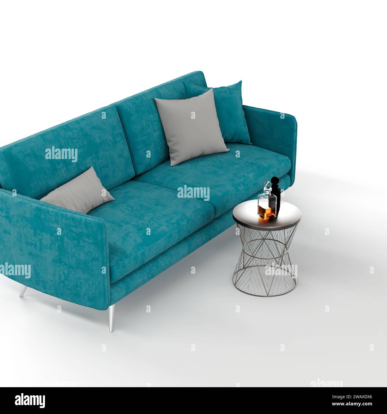 3d rendering modern sofa hi-res stock photography and images - Alamy
