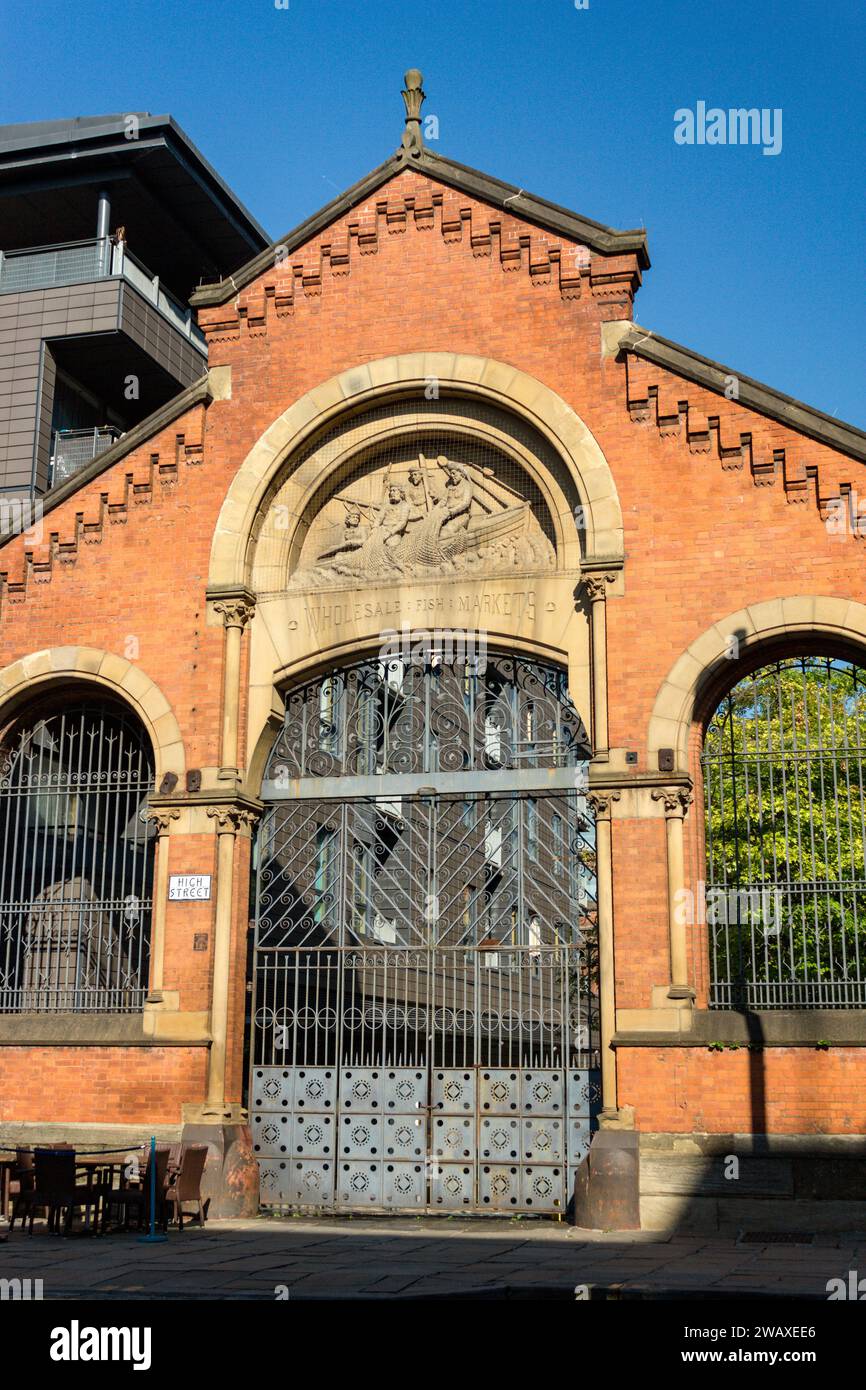 Manchester Wholesale Fish Markets. High Street, Manchester Stock Photo ...