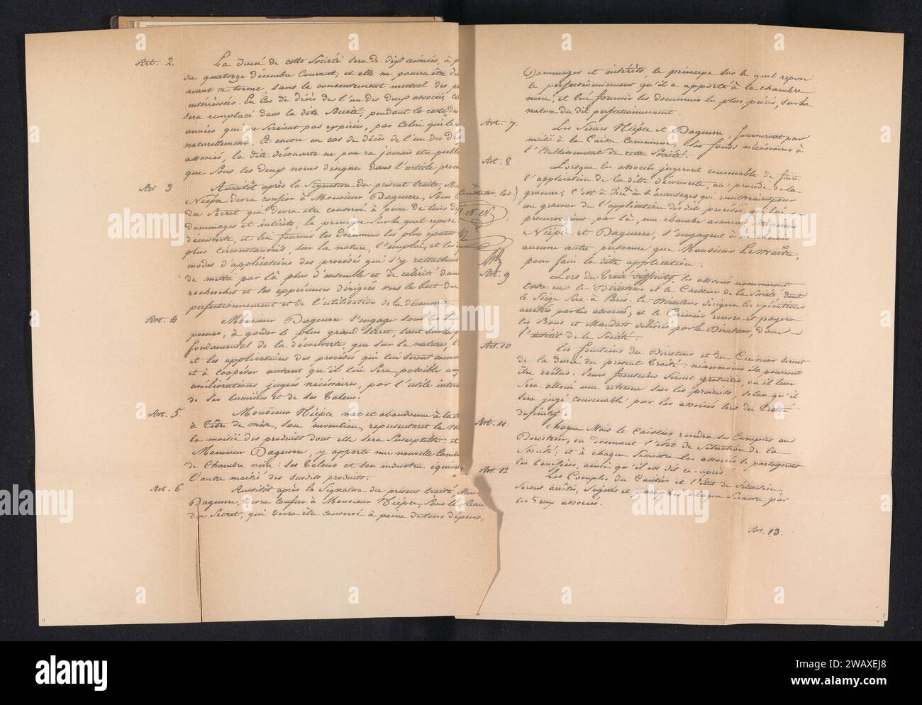 Nicephore niepce louis daguerre hi-res stock photography and images - Alamy