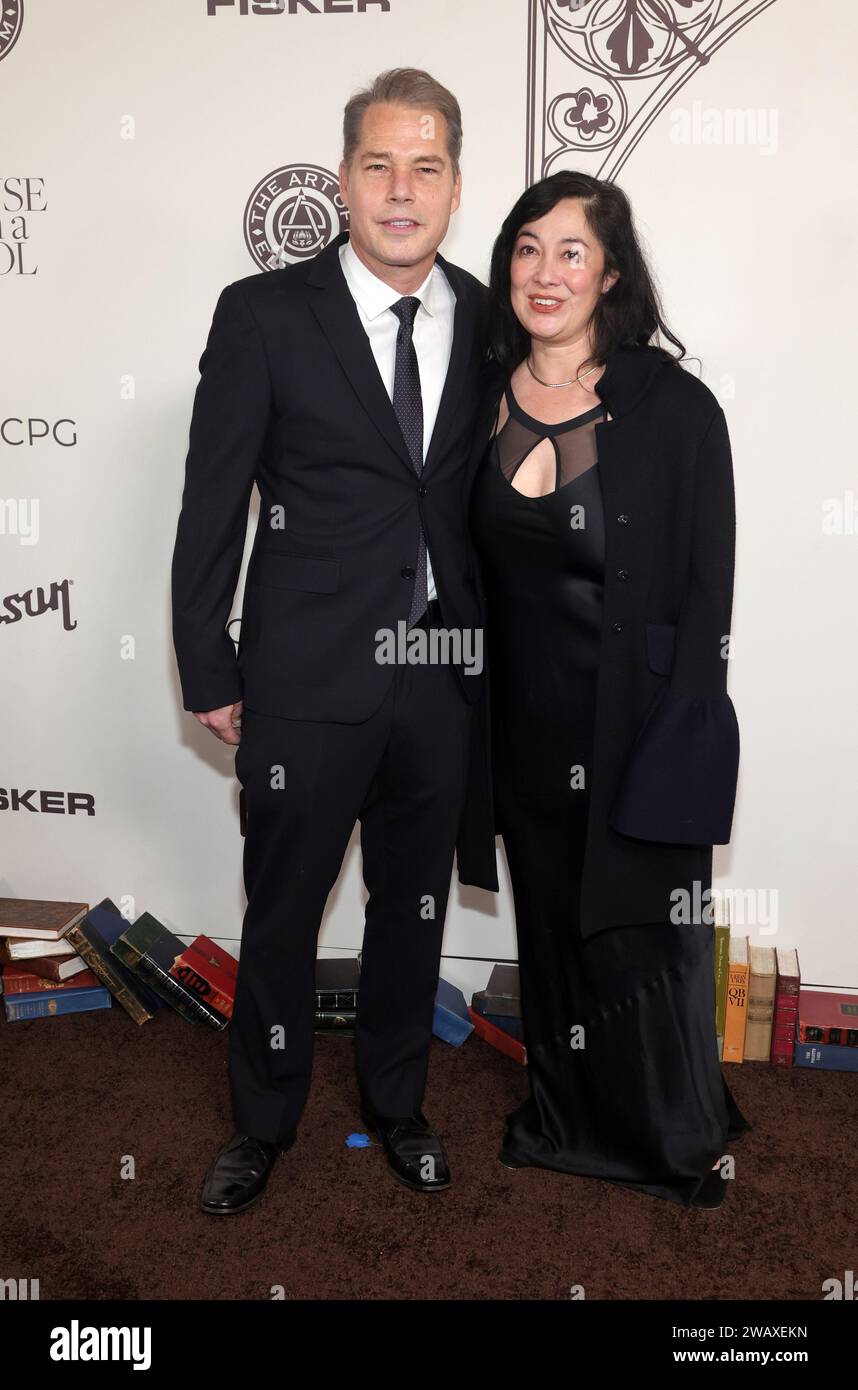 Los Angeles, Ca. 6th Jan, 2024. Shepard Fairey, Amanda Fairey at The ...