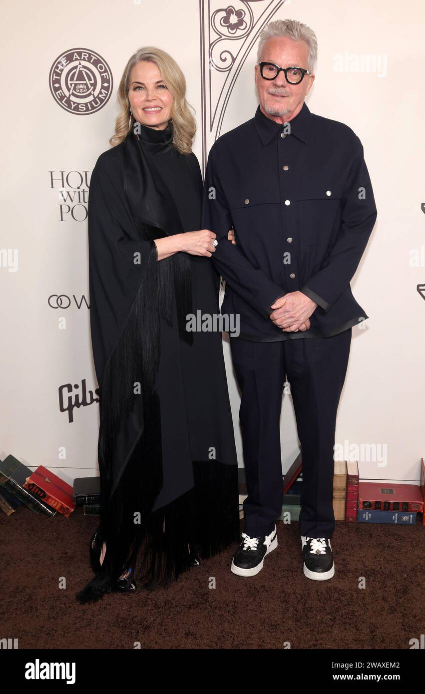 Los Angeles, Ca. 6th Jan, 2024. Anita Greenspan, Mark Mothersbaugh at ...