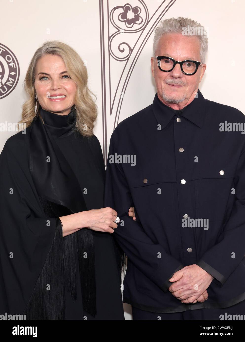 Los Angeles, Ca. 6th Jan, 2024. Anita Greenspan, Mark Mothersbaugh at ...