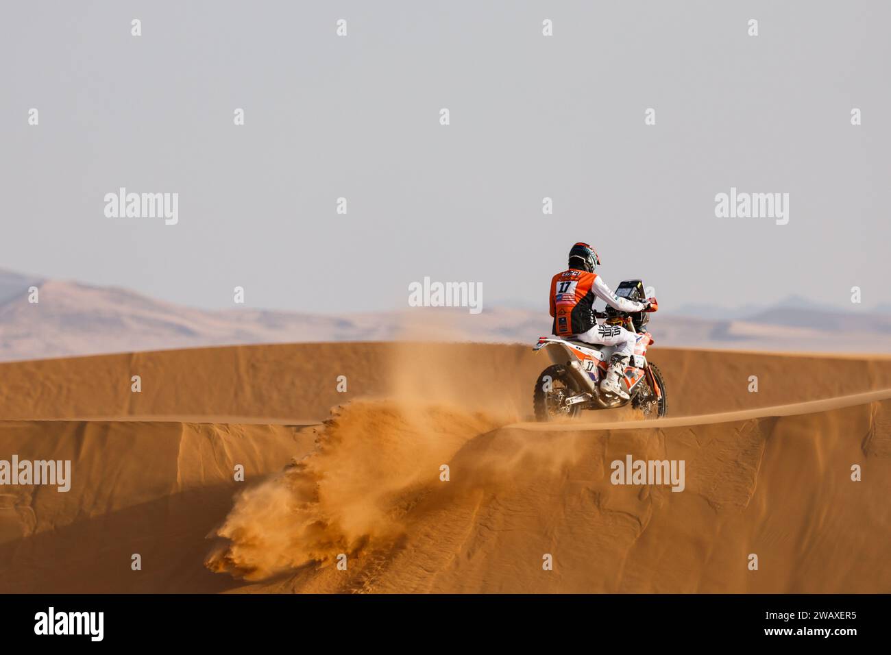 17 LUCCI Paolo (ita), BAS World KTM Racing Team, KTM, Moto, FIM W2RC, action during the Stage 2 ...