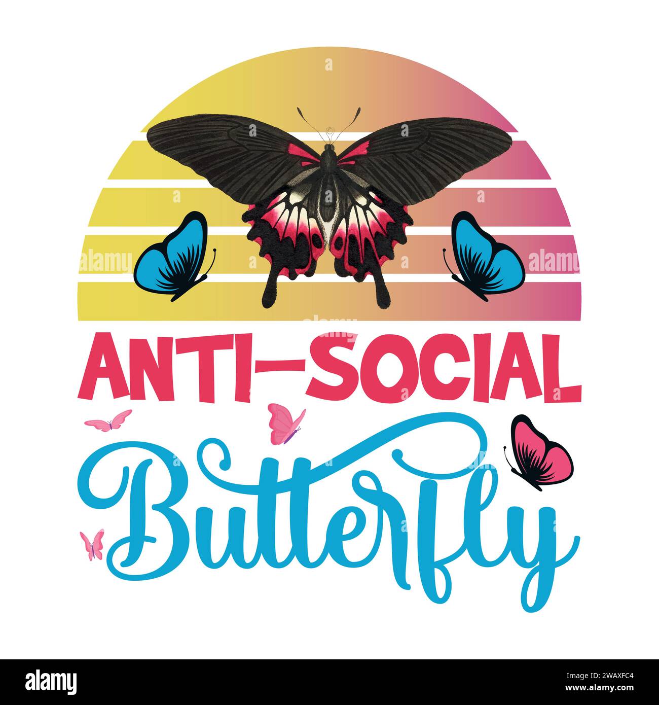 Butterfly design Stock Vector Images - Alamy