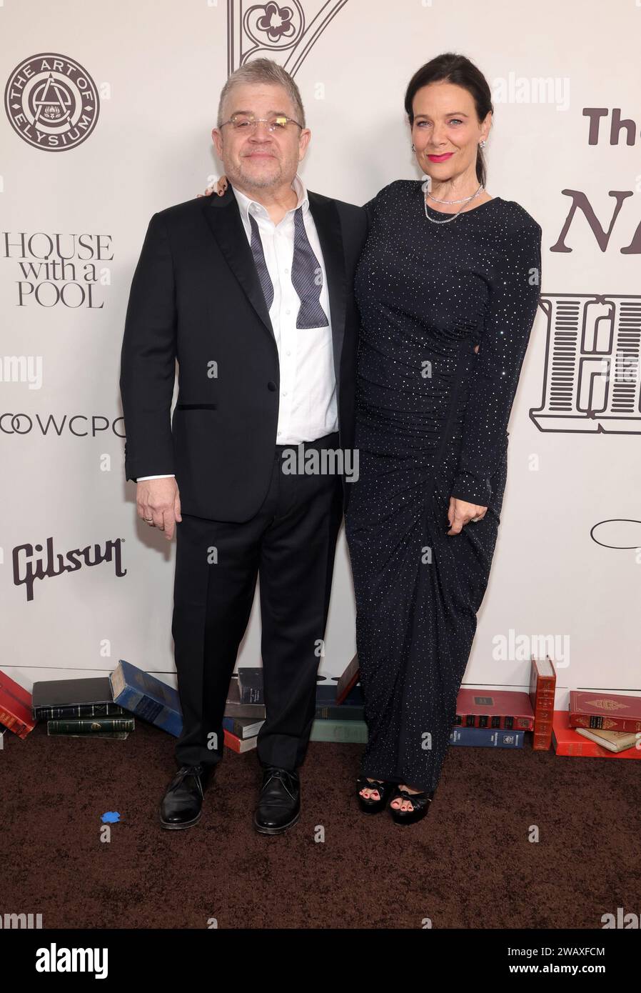 Los Angeles, Ca. 6th Jan, 2024. Patton Oswalt, Meredith Salenger at The ...