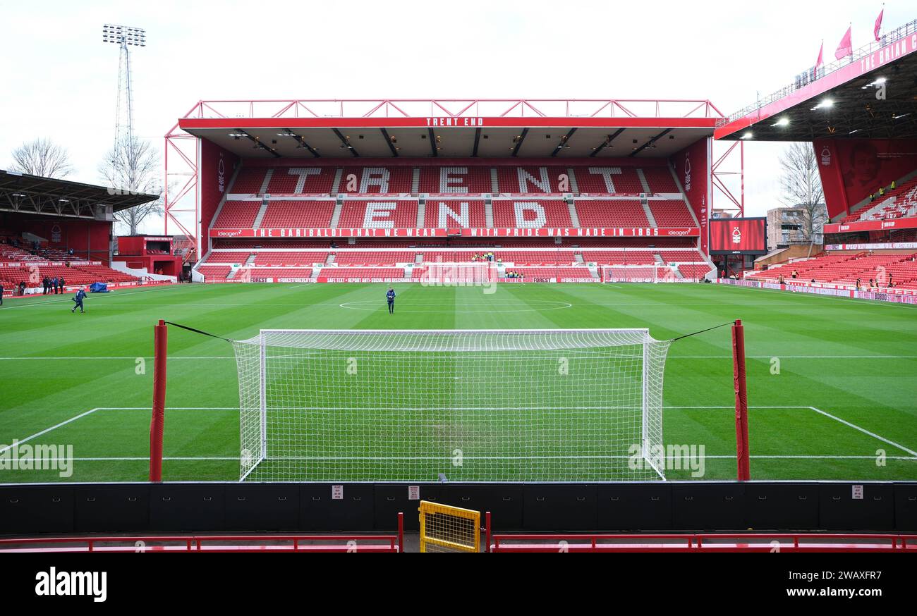 The City Ground, Nottingham, UK. 7th Jan, 2024. FA Cup Third Round ...