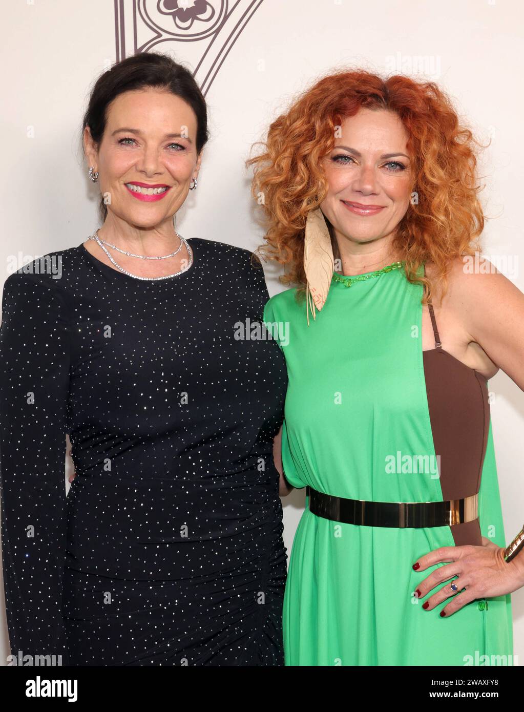LOS ANGELES, CA - JANUARY 6: Meredith Salenger, Nikka Costa at The Art ...