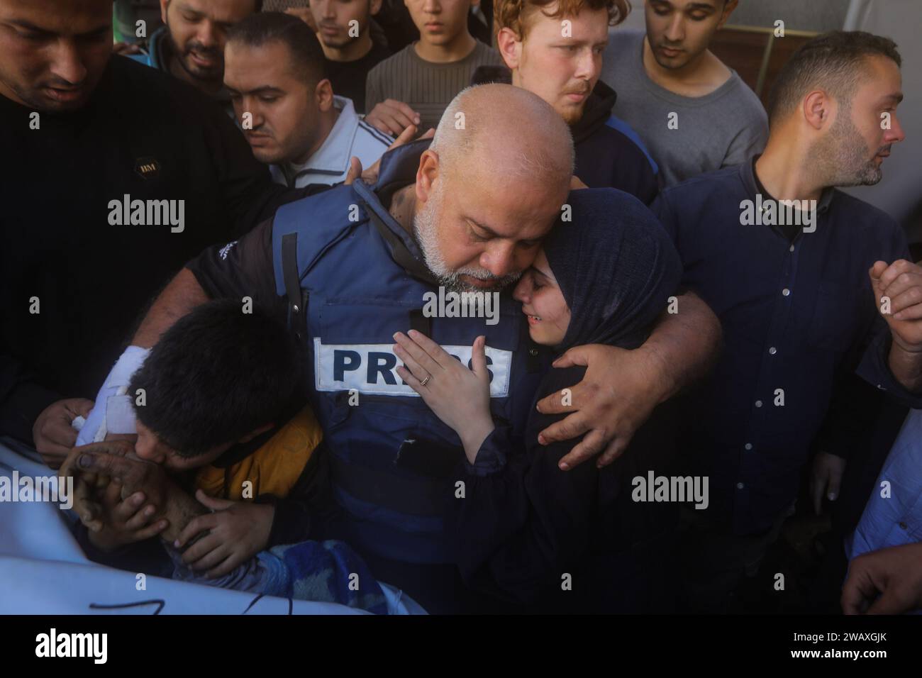 Rafah, Palestinian Territories. 07th Jan, 2024. Wael Dahdouh, Al ...