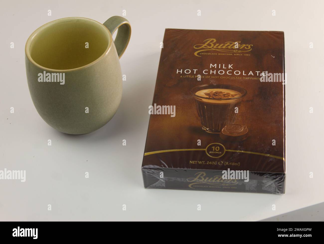 Dublin, Ireland - January 3rd 2024: A photo of a large mug beside a ...