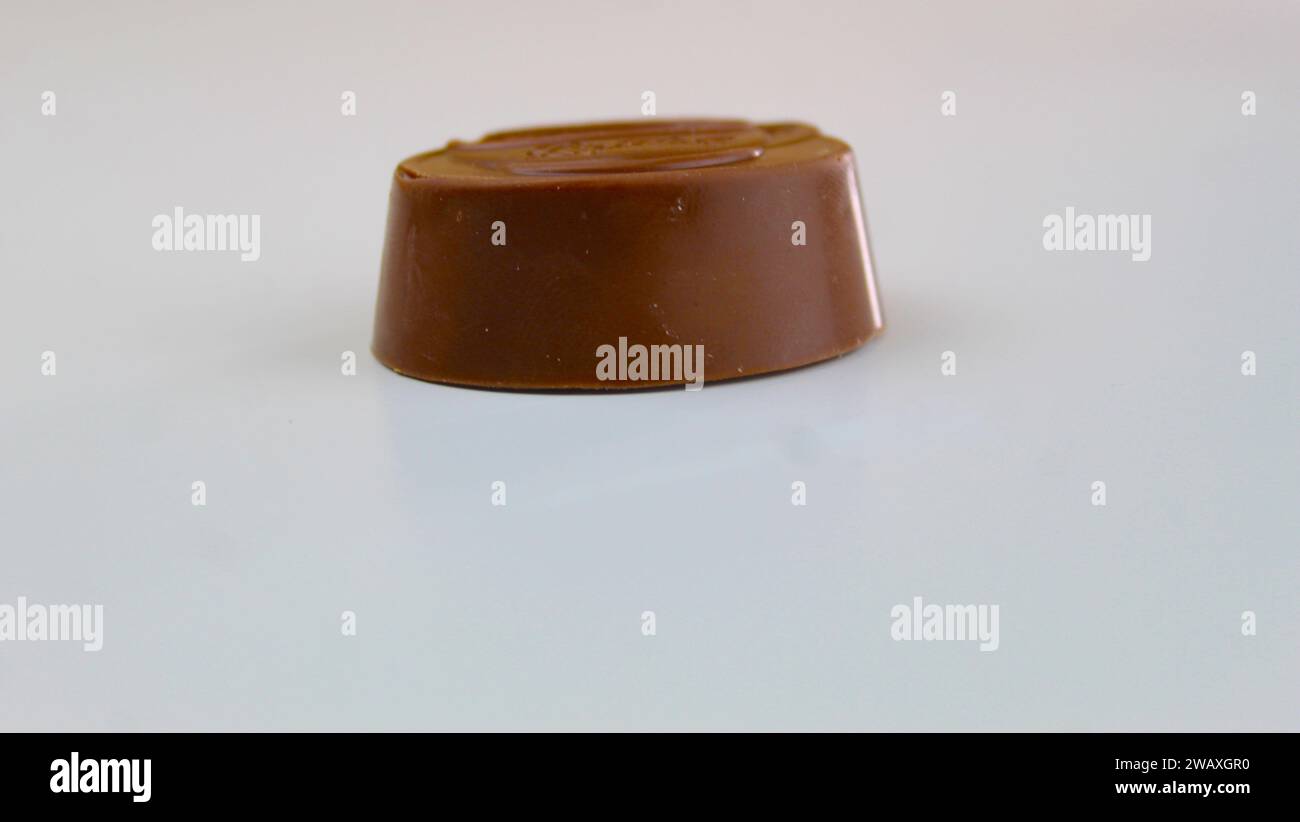 Round chocolate bar isolated hi-res stock photography and images - Alamy