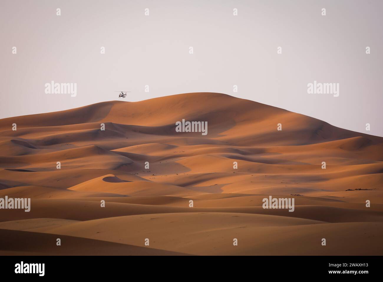 dunes during the Stage 2 of the Dakar 2024 on January 7, 2024 between ...