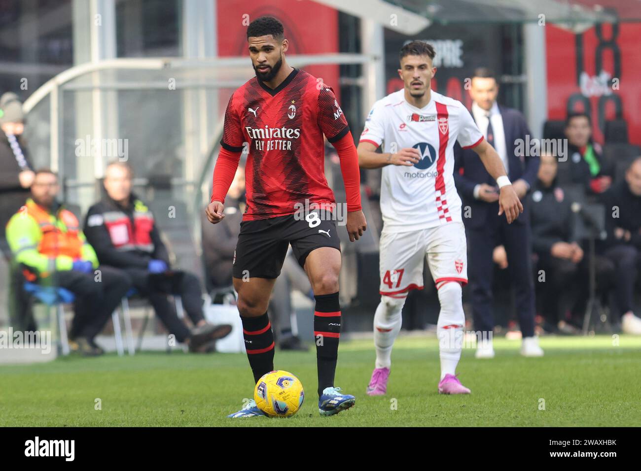 17 December 2023 Milan - Italy - sport, soccer - Milan vs Monza Italian ...
