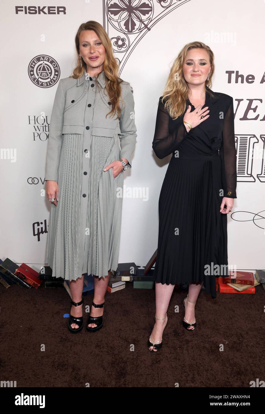 LOS ANGELES, CA - JANUARY 6: Aly Michalka, AJ Michalka at The Art of ...