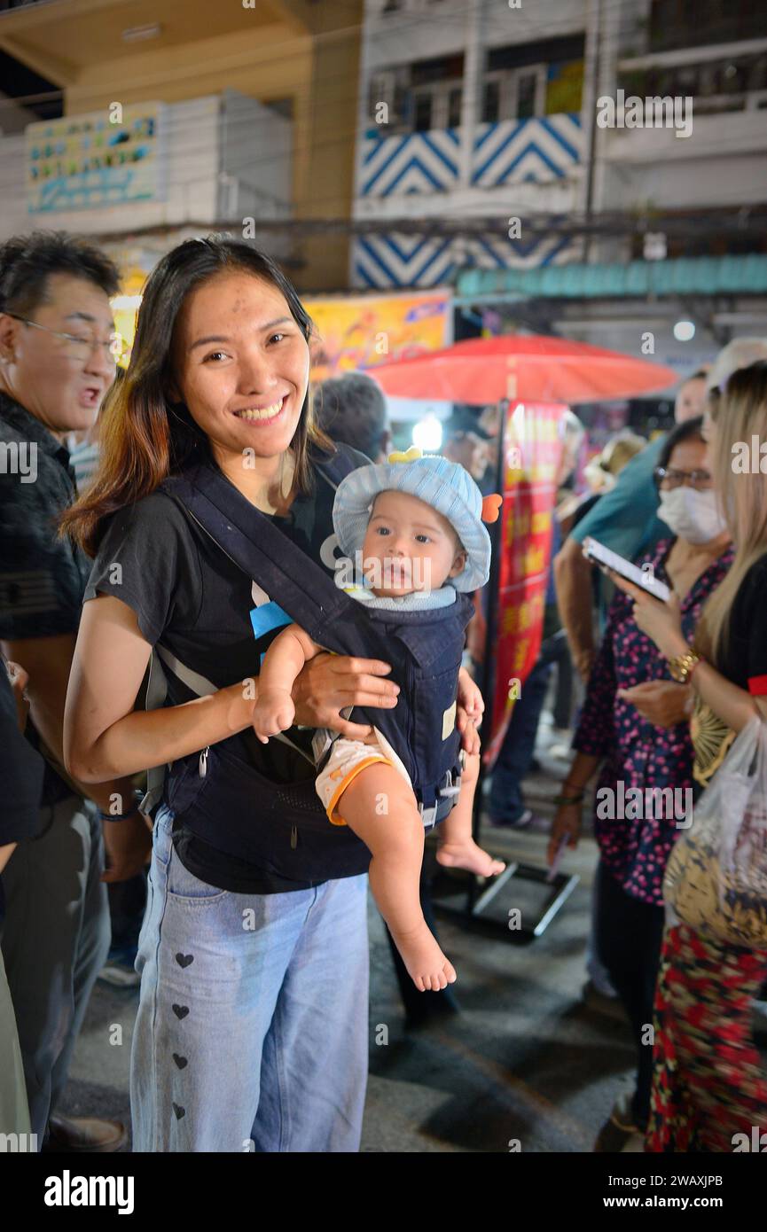 Sunday Night Walking Street Market Chiang Mai Thailand Stock Photo - Alamy