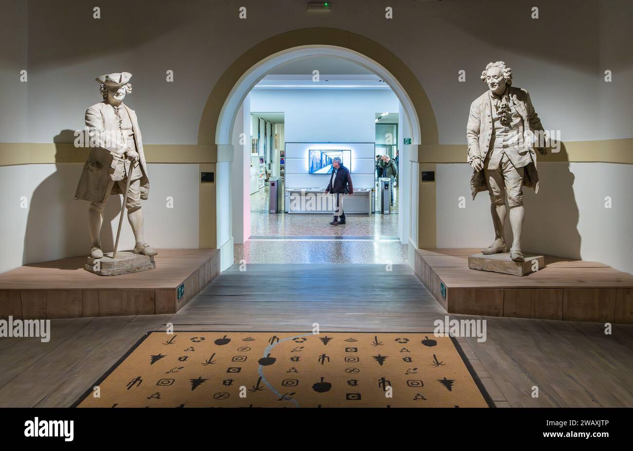 Internal exhibition rooms of the Civic Museum of Bassano del Grappa ...